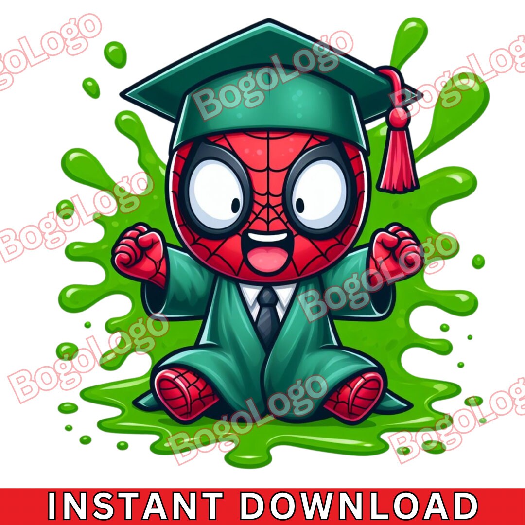 Spidey Graduation PNG Super Hero Graduation Graduate PNG Spidey PNG ...