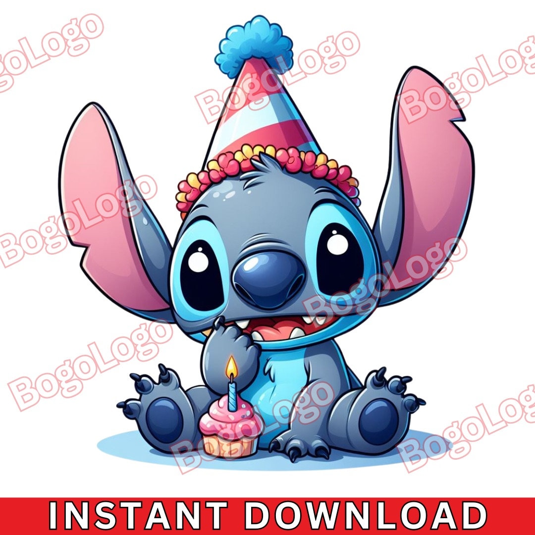 Ohana Stitch Partyhut PNG Stich Geburtstag Freundlicher Stich PNG ...