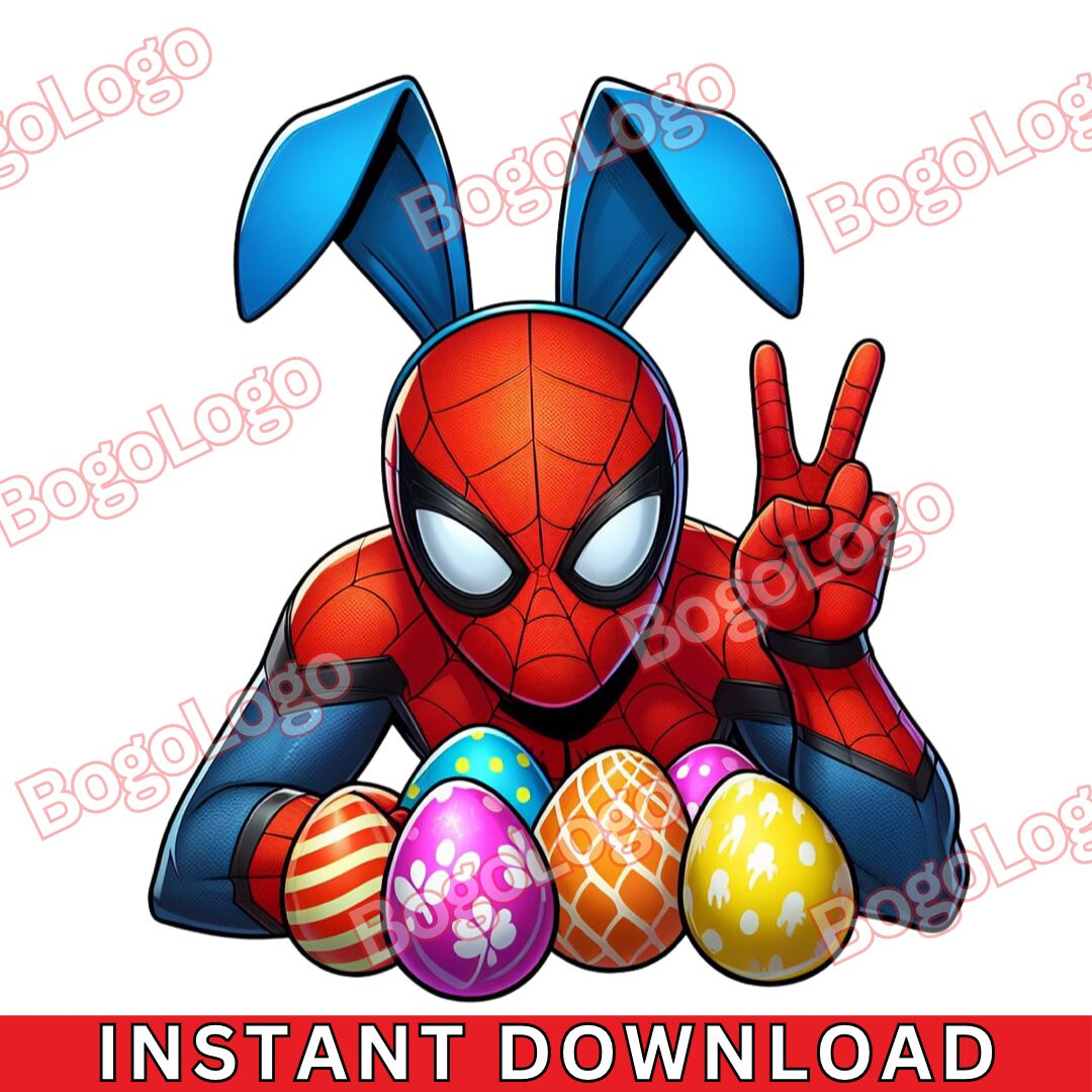Osterspaß Spidey PNG Ostereier PNG Frohe Ostern PNG Spidey Bunte ...