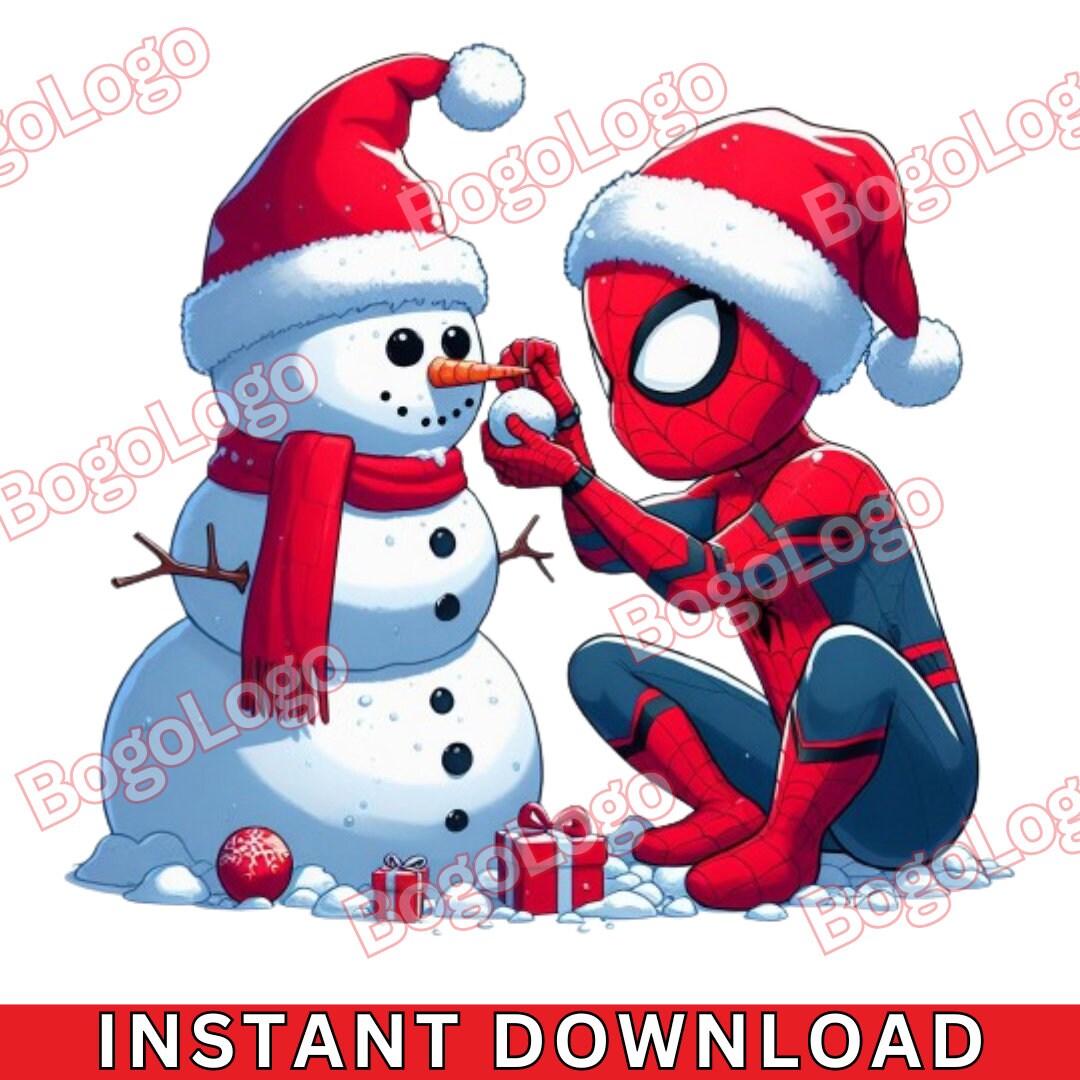 Spidey Christmas PNG Santa Hat Spidey PNG Spider Santa PNG Spidey ...