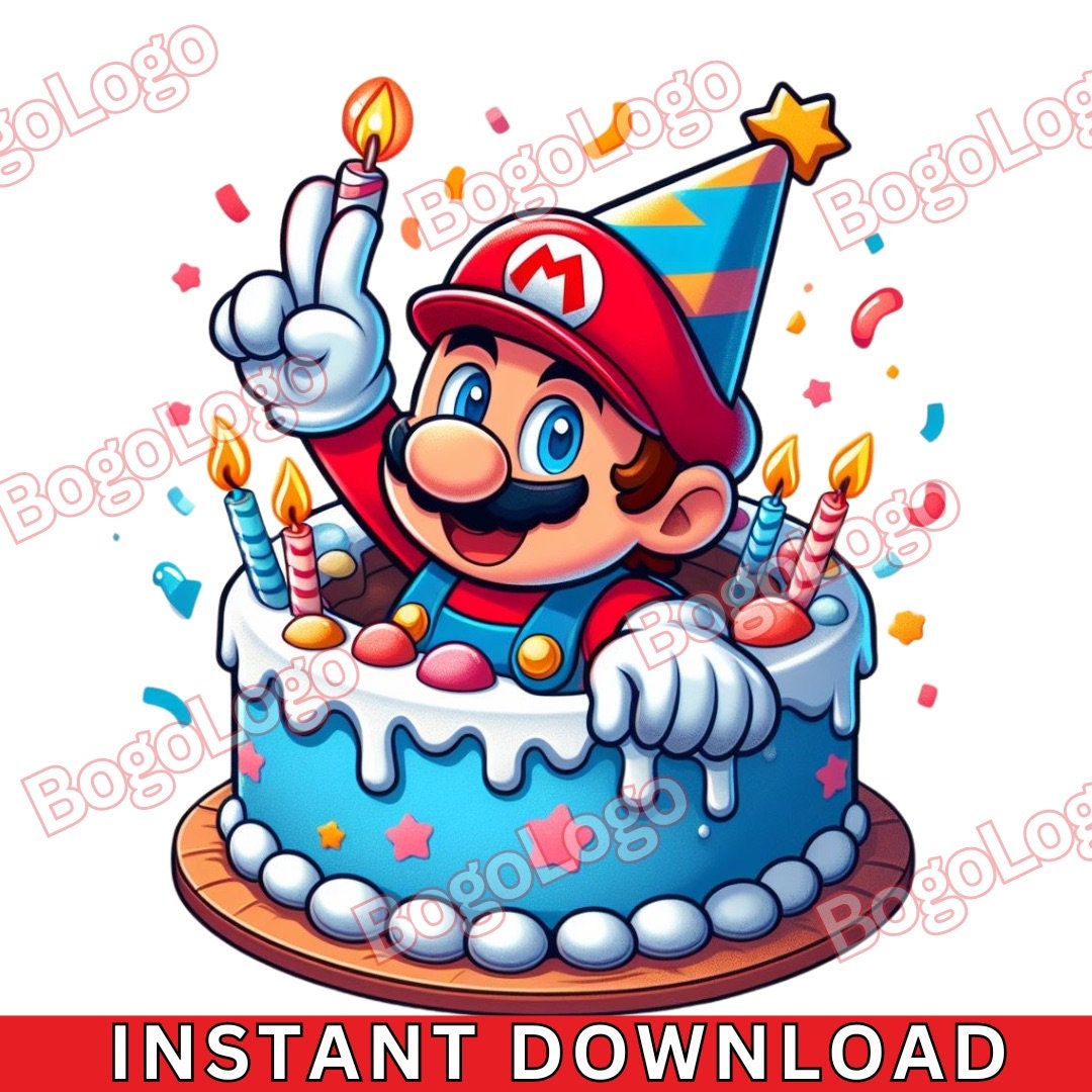 Fun Mario Birthday PNG Mario Birthday Mario PNG Happy Birthday Party ...