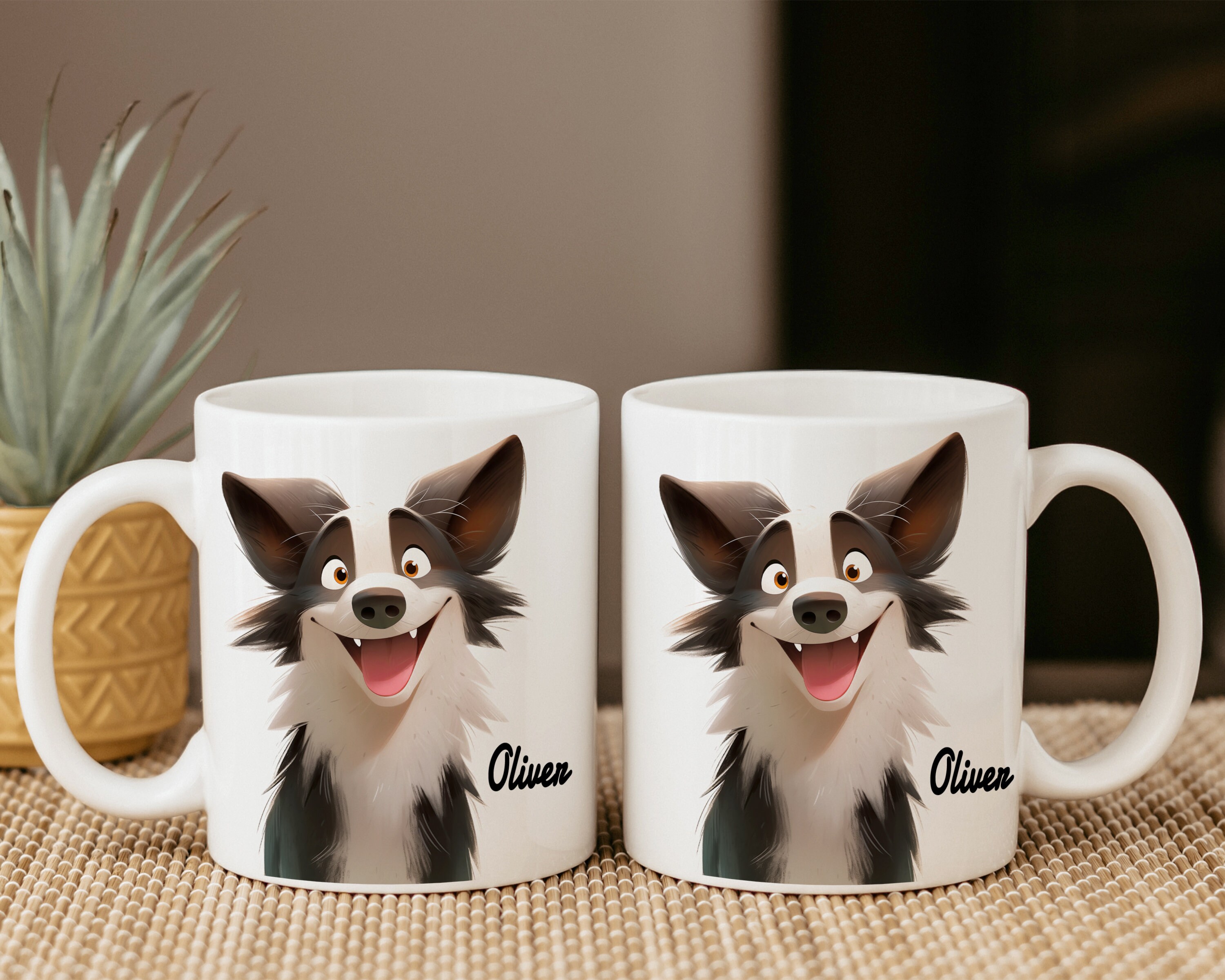 Personalised Border Collie Mug, Border Collie Gifts, Dog Lover Gifts ...