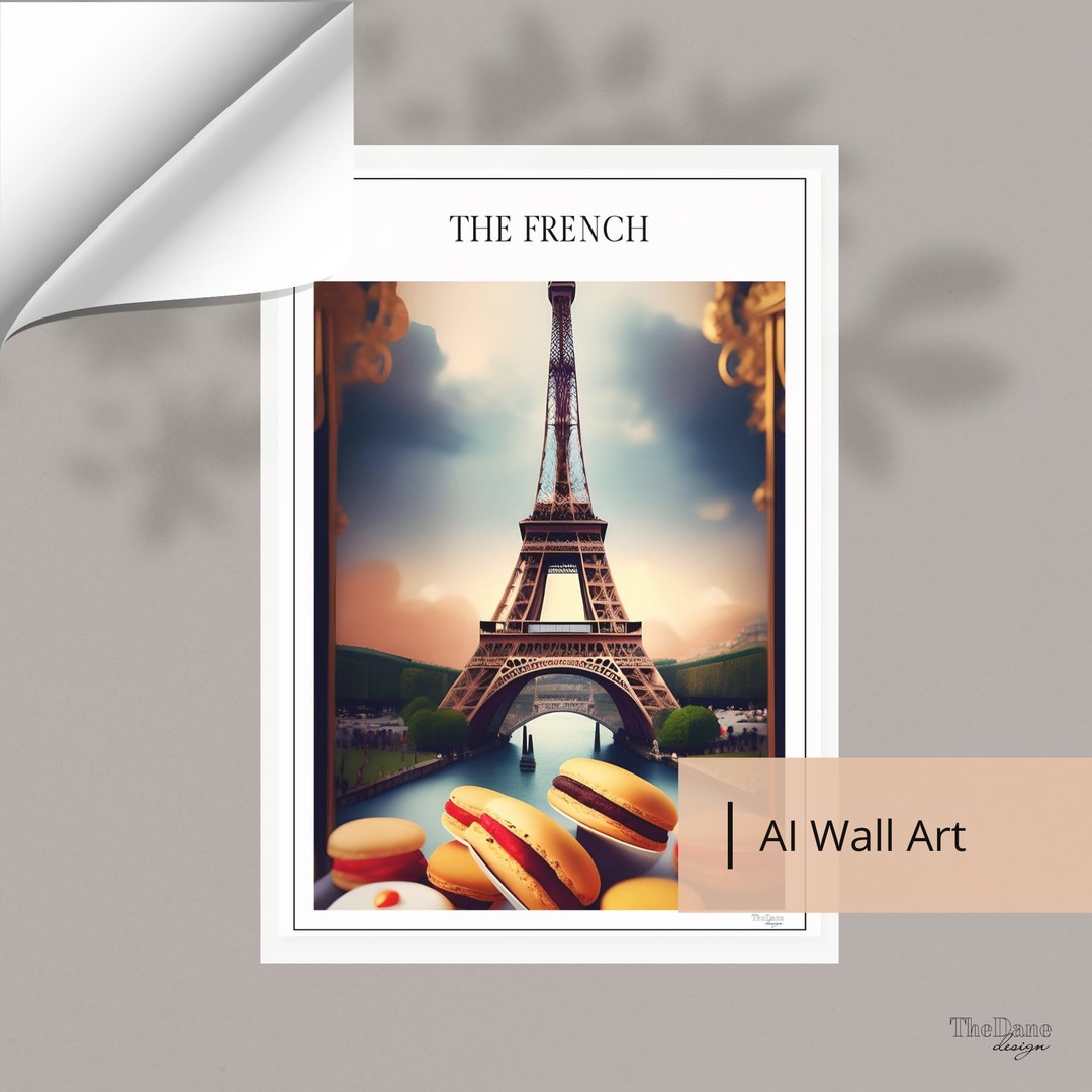 AI Wall Art Design, the French, Digital Download, Pdf File - Etsy