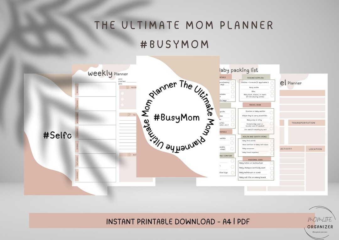 Ultimate Digital Planner for Busy Moms - Organize, Prioritize, and ...