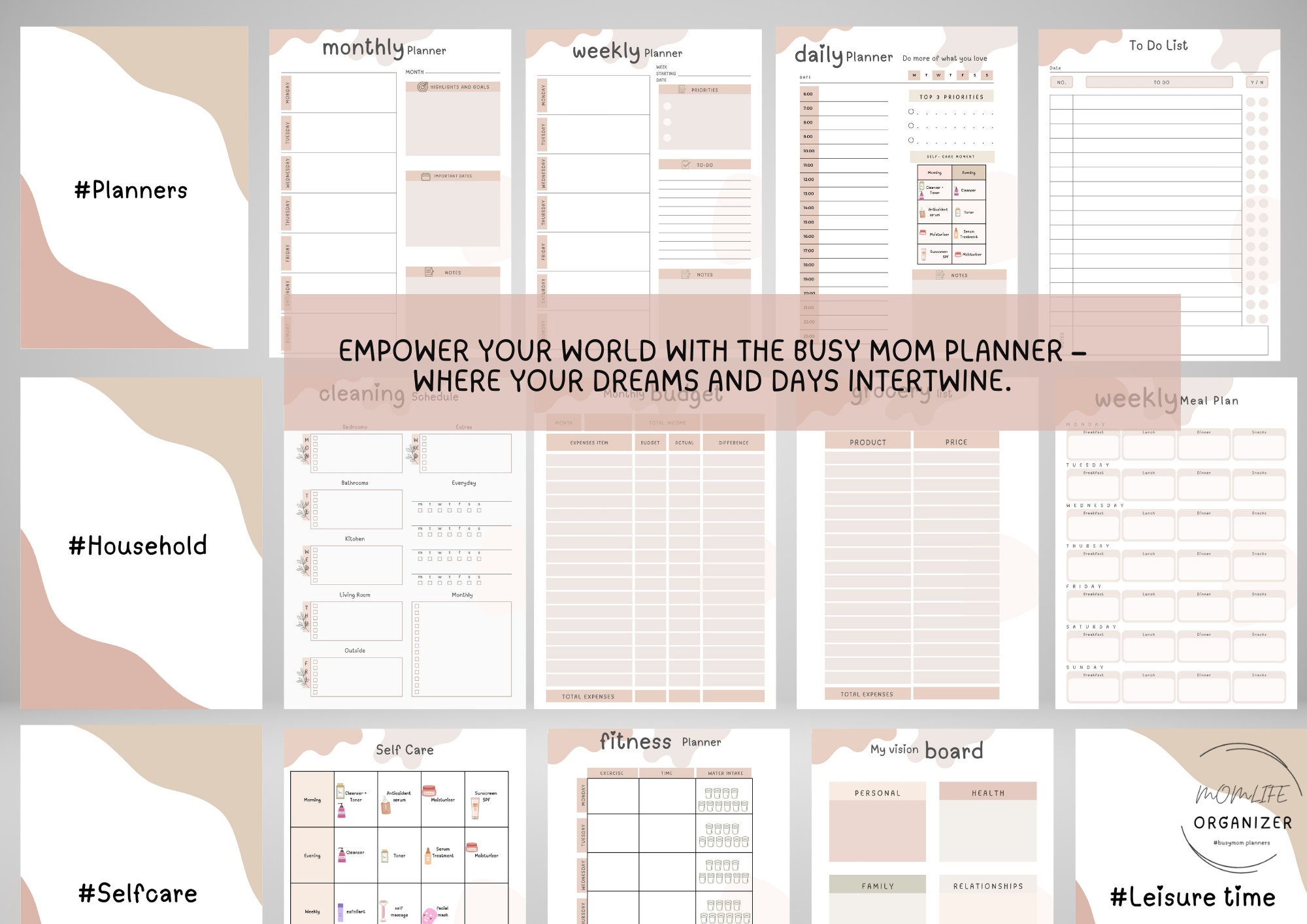 Ultimate Digital Planner for Busy Moms - Organize, Prioritize, and ...