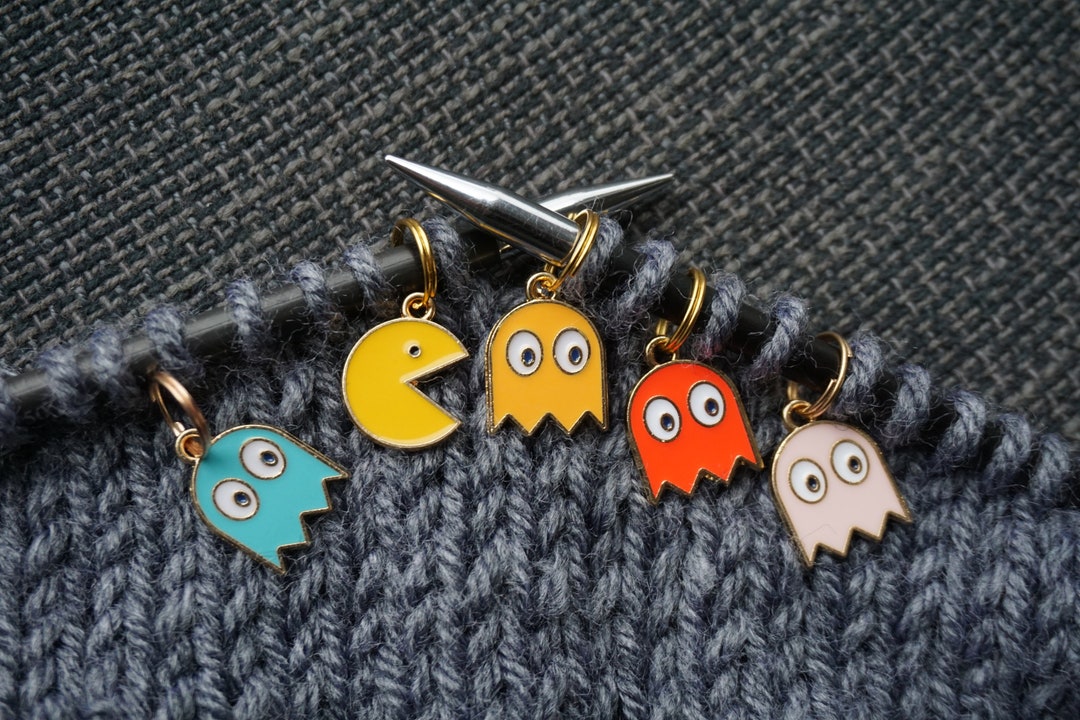 Stitch Marker pac-man for Knitting and Crocheting - Etsy