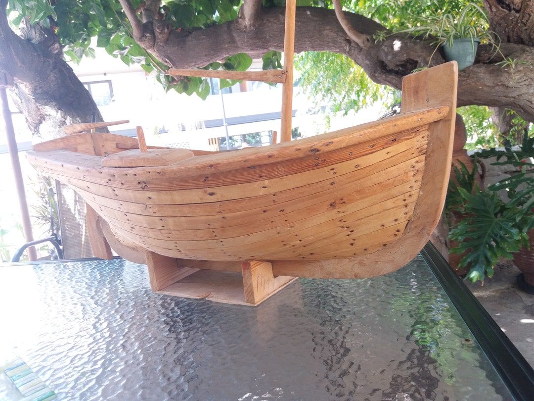 There Are 2 Handcrafted Boats in the Photos...for More Info Please ...