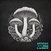 Mushroom PNG Laser Engraving File for Slate Coaster, Laser Ready Design ...
