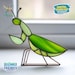 Praying Mantis Stained Glass Pattern, Praying Mantis Suncatcher, Home ...