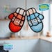 Winter Mittens Stained Glass Pattern, Mittens Suncatcher, Gloves ...