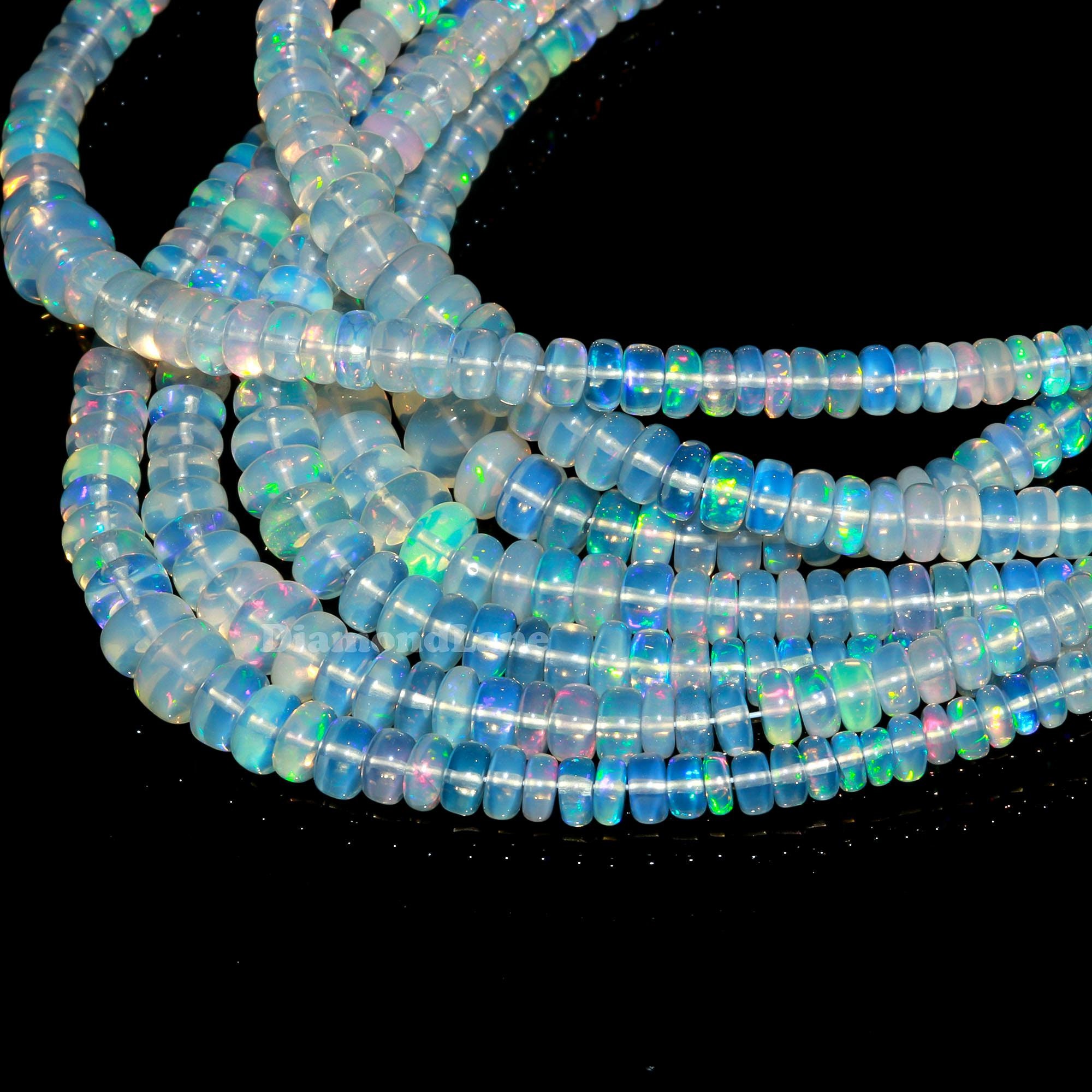 Ethiopian Opal Bead AAA Flashy Ethiopian Opal Bead 3 5 Mm Smooth ...