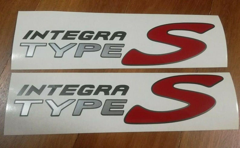 Aftermarket Sticker - Fits Integra DC5 Type S Integra K20 RSX ...