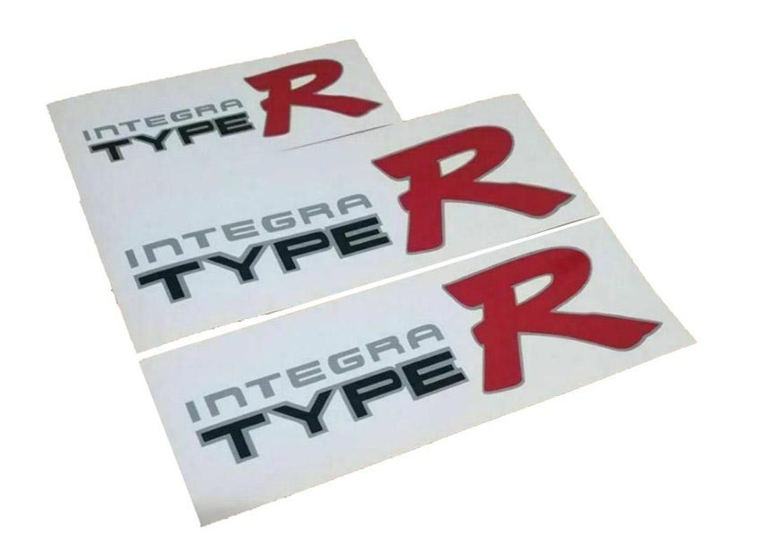 Aftermarket Sticker - Fits Integra DC2 Type R DC2 B18 - Compatible ...