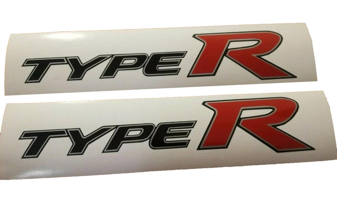 Aftermarket Sticker - Fits Type R FK2 FN2 FD2 Civic K20 (black) - Decal ...