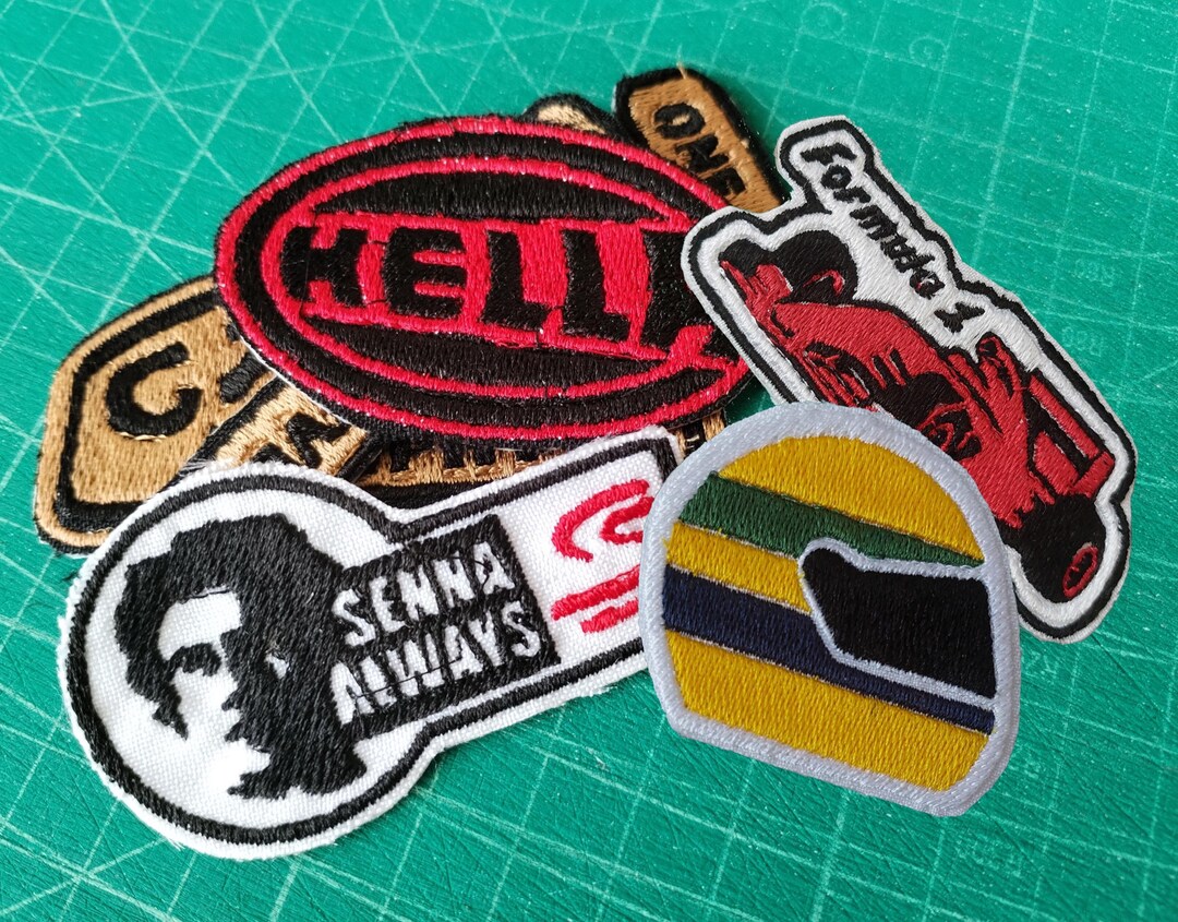 Motorsport Patches - Rally 4x4 Ayrton One Life Sports Iron on Sew - Car ...