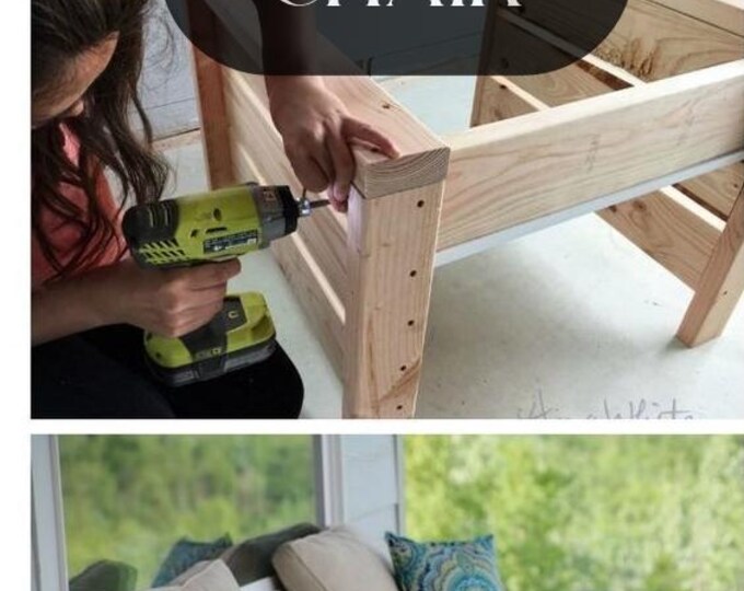 DIY Modern/ Rustic Outdoor Lounge Chair Plans | Easy 2x4 Woodworking ...