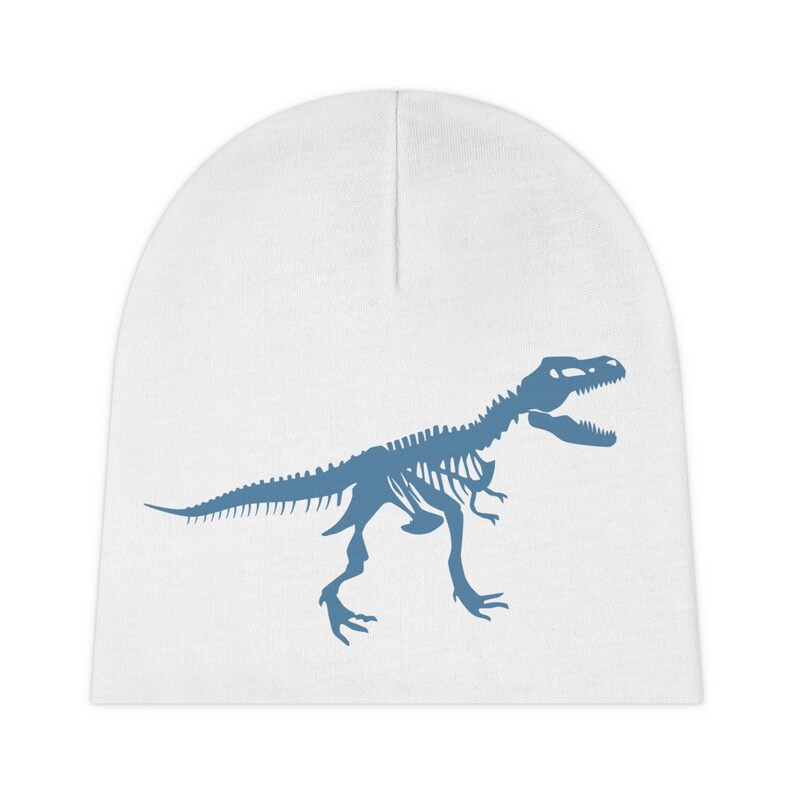 Dinosaur Skeleton Baby Beanie | T-rex Fossil Infant Cap - Etsy