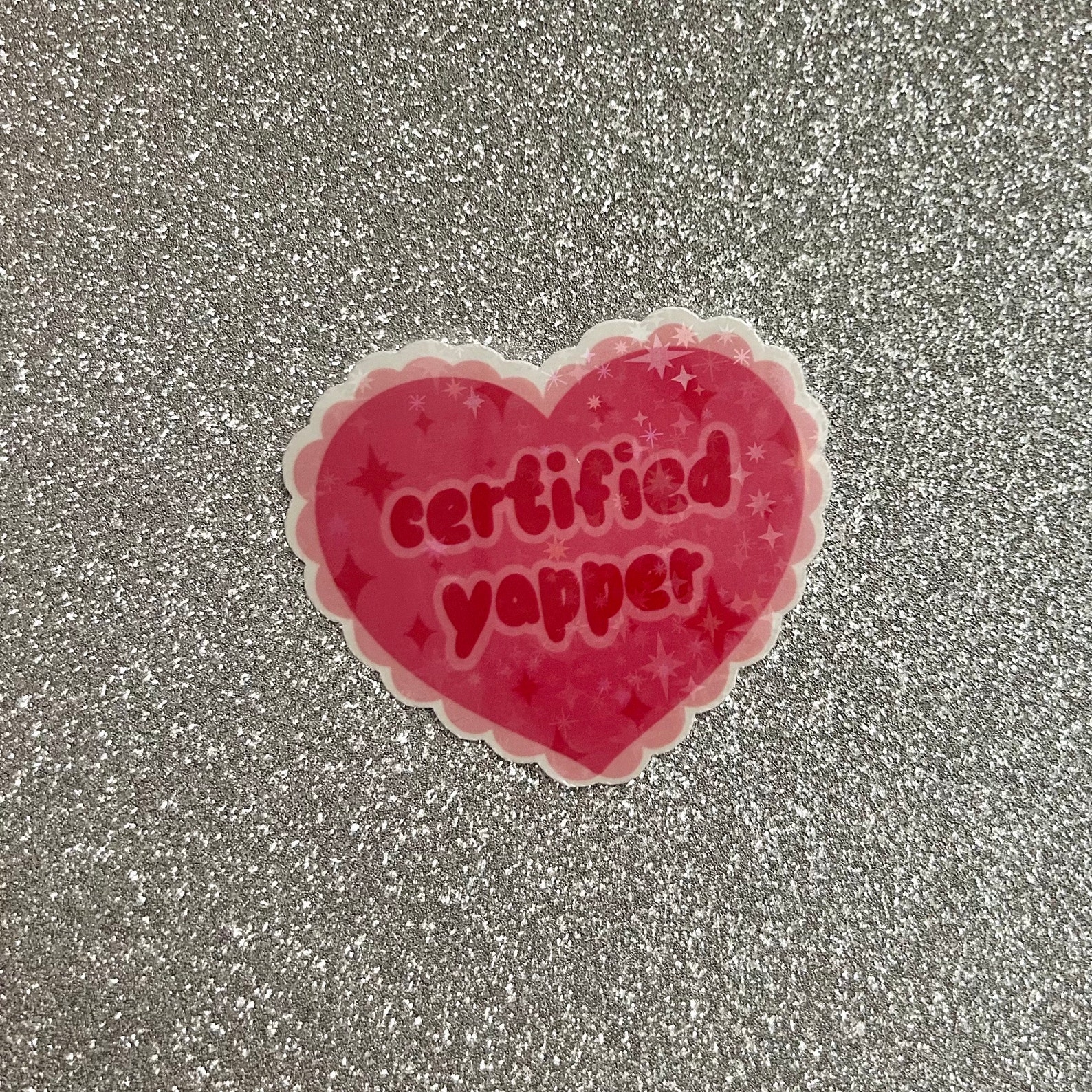 Certified Yapper Sticker - Etsy
