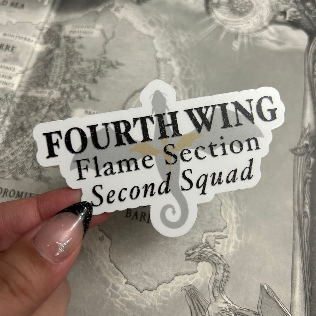 Fourth Wing Inspired Squad Sticker - Etsy