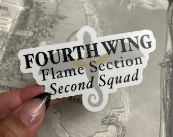 Fourth Wing Sticker Dain Tears - Etsy