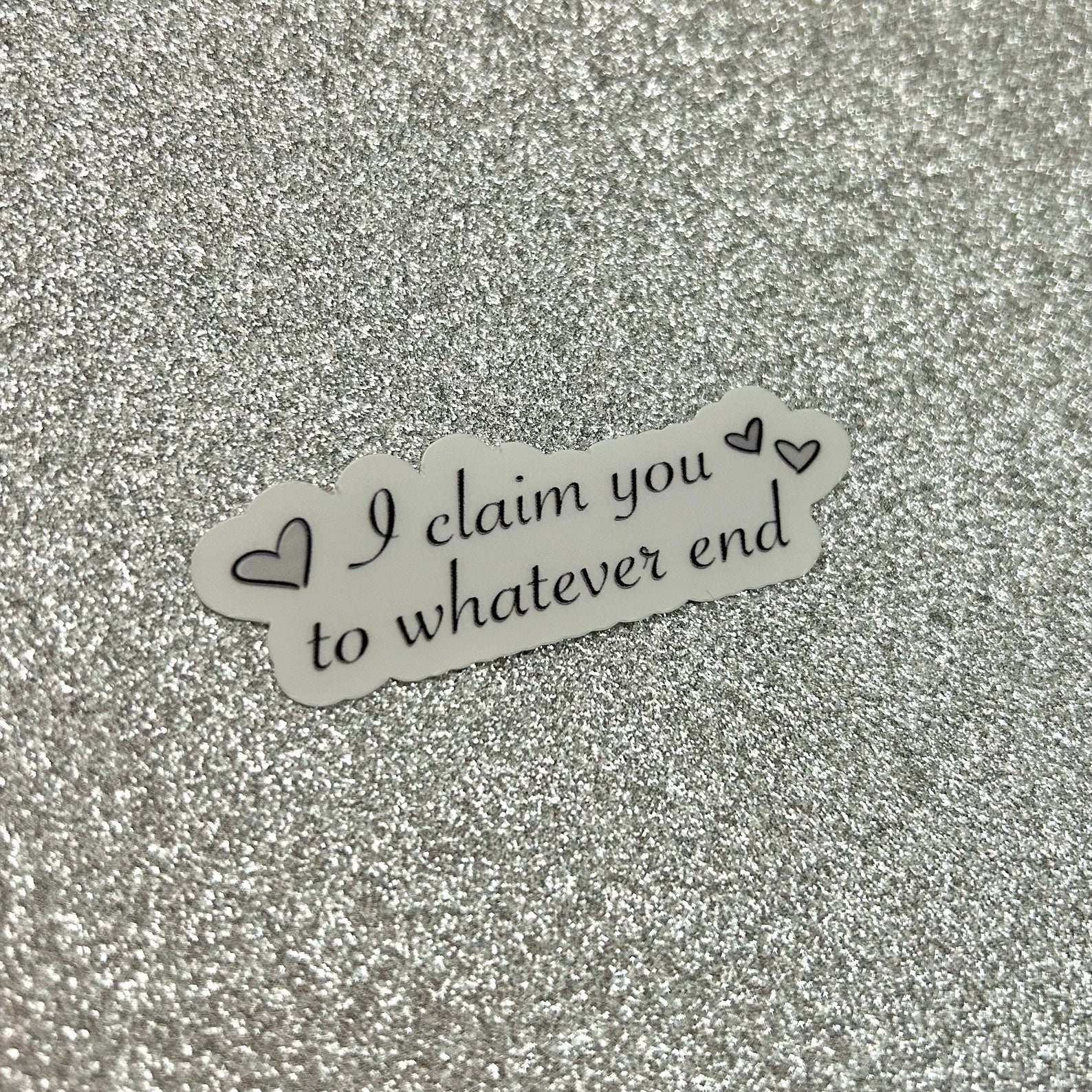 I Claim You to Whatever End Kindle Sticker - Etsy