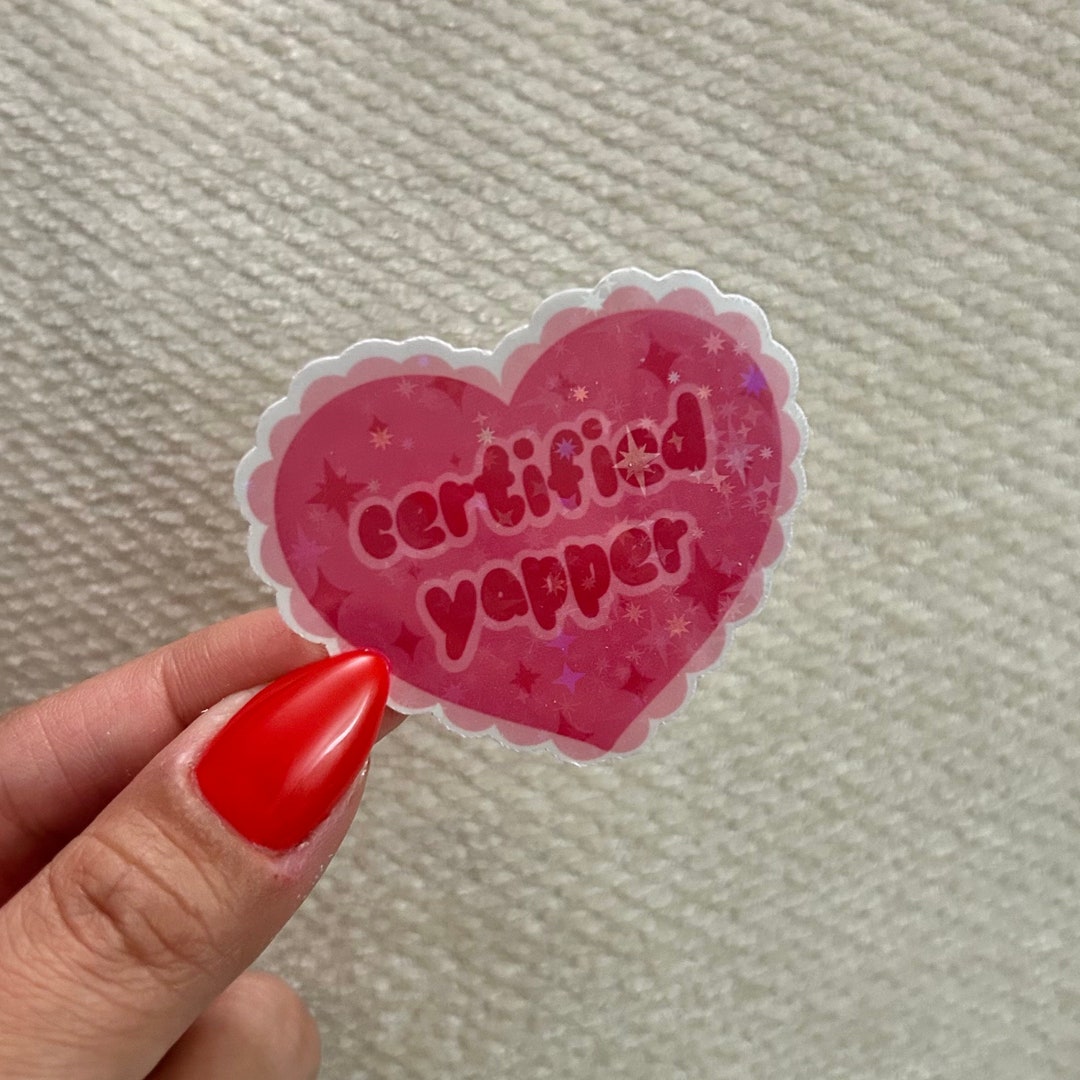 Certified Yapper Sticker - Etsy