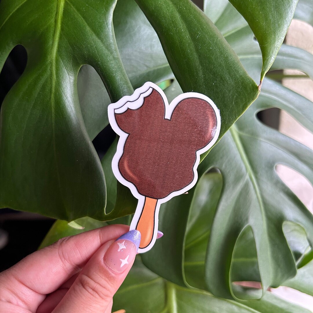 Mickey Ice Cream Bar Sticker - Etsy