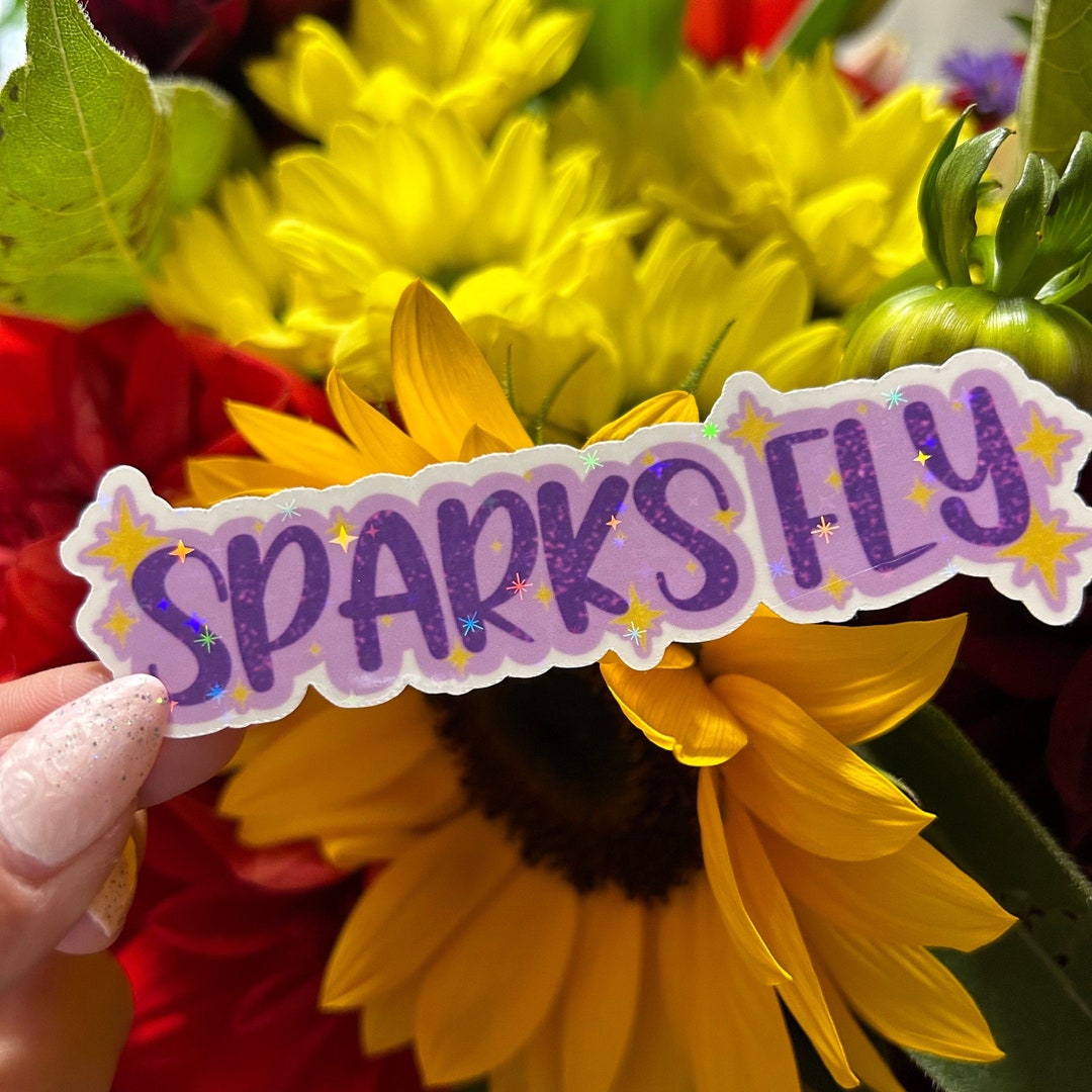 Sparks Fly Sticker - Etsy