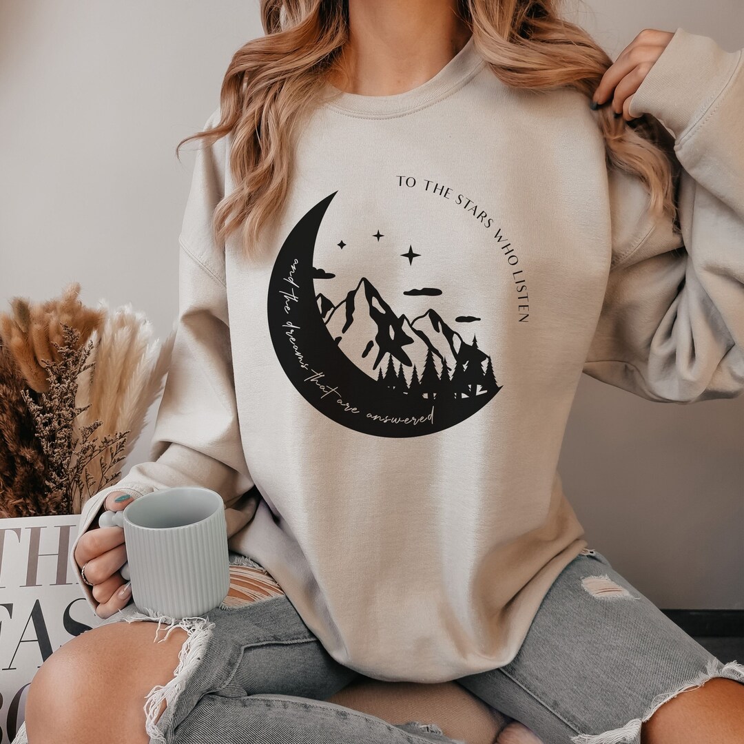 ACOTAR Reading Book Sweatshirt, Velaris Vintage Shirt, Fairycore Fandom ...