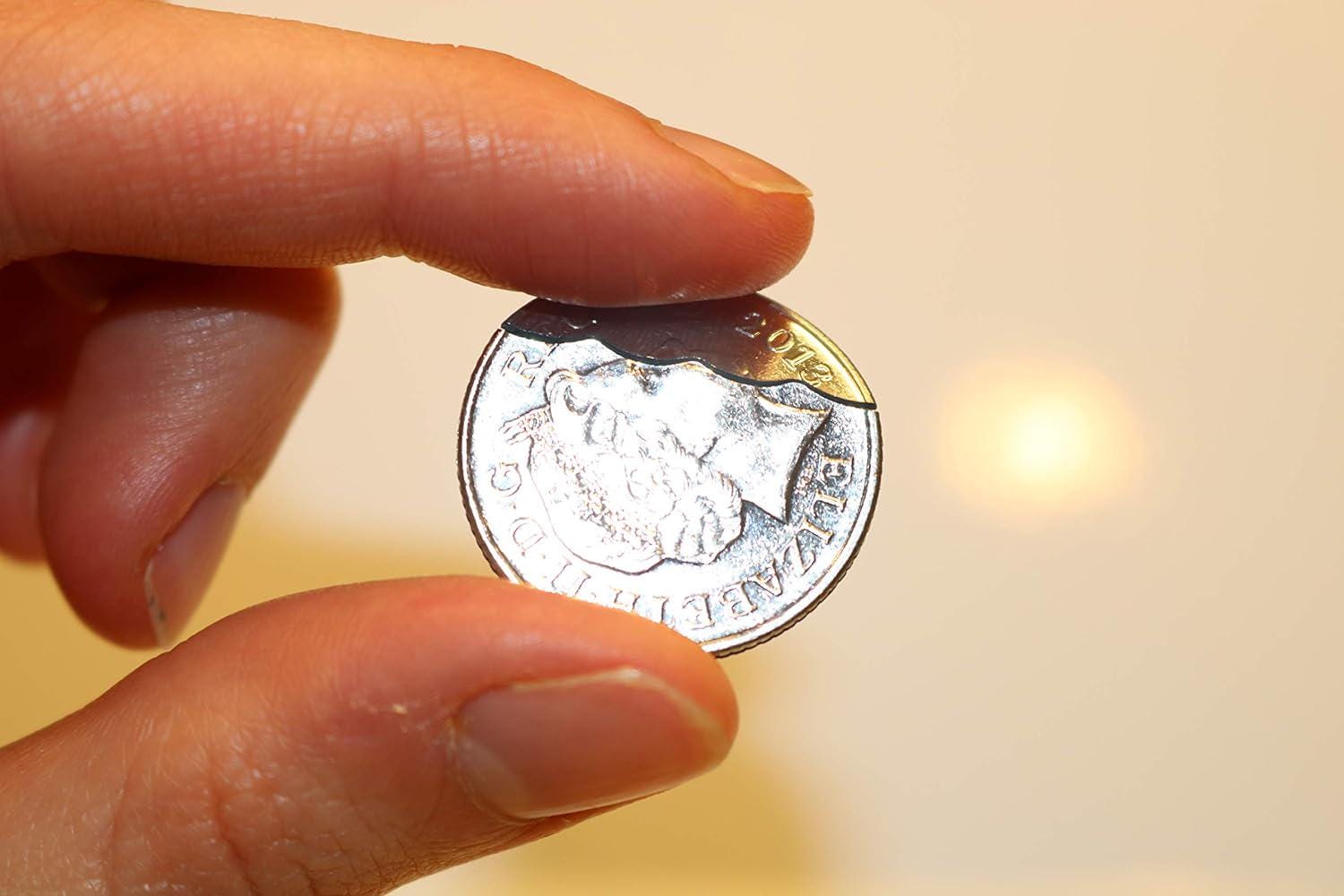 Bitten and Restored 10p Coin Magic Trick - Bite Out 10p Coin - Etsy