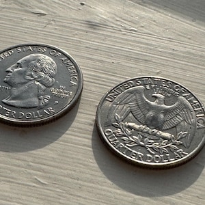 Double Sided US Quarter 25c Coin - Heads on Both Sided - Same Sided ...