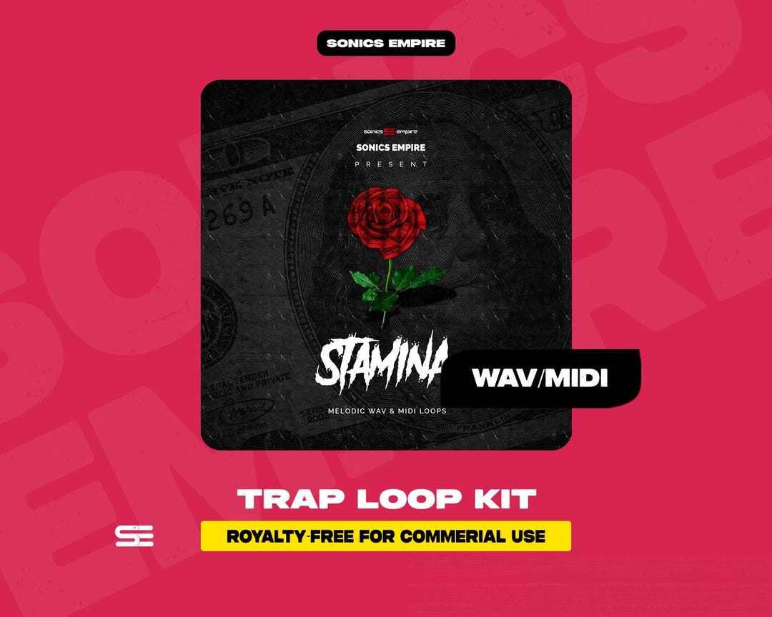 MIDI Melody Pack – Stamina – Digital Download, Sample Pack for R&B, Hip ...