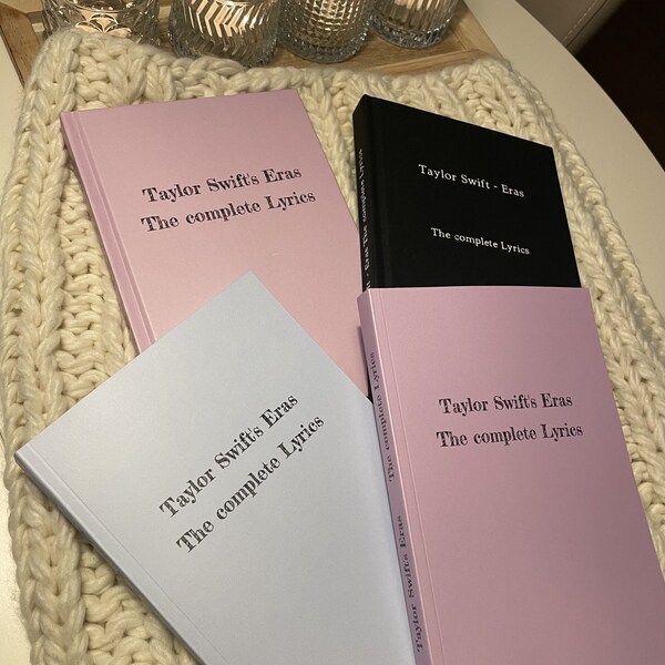 Taylorswift Lyrics Book - Etsy