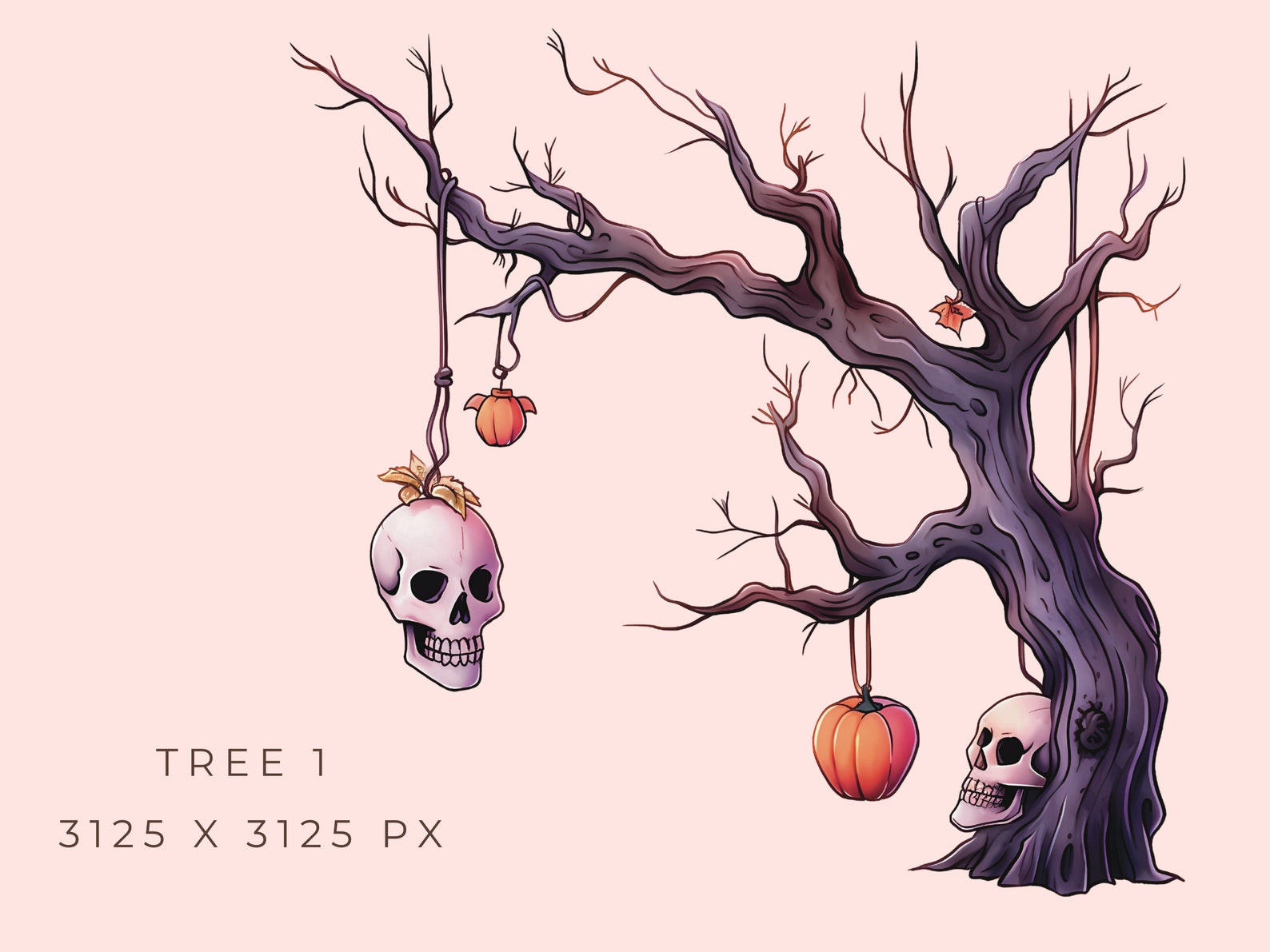 Halloween Border Clipart, Halloween Frame Clipart, Halloween Tree ...