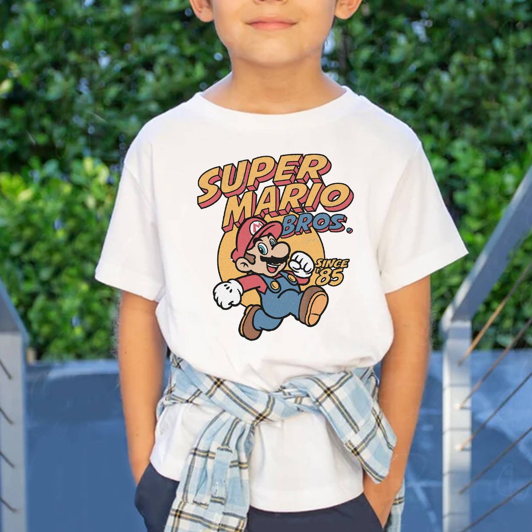 Super Mario Bros 85 Shirt, Super Mario Family Shirt, Retro Super Mario ...