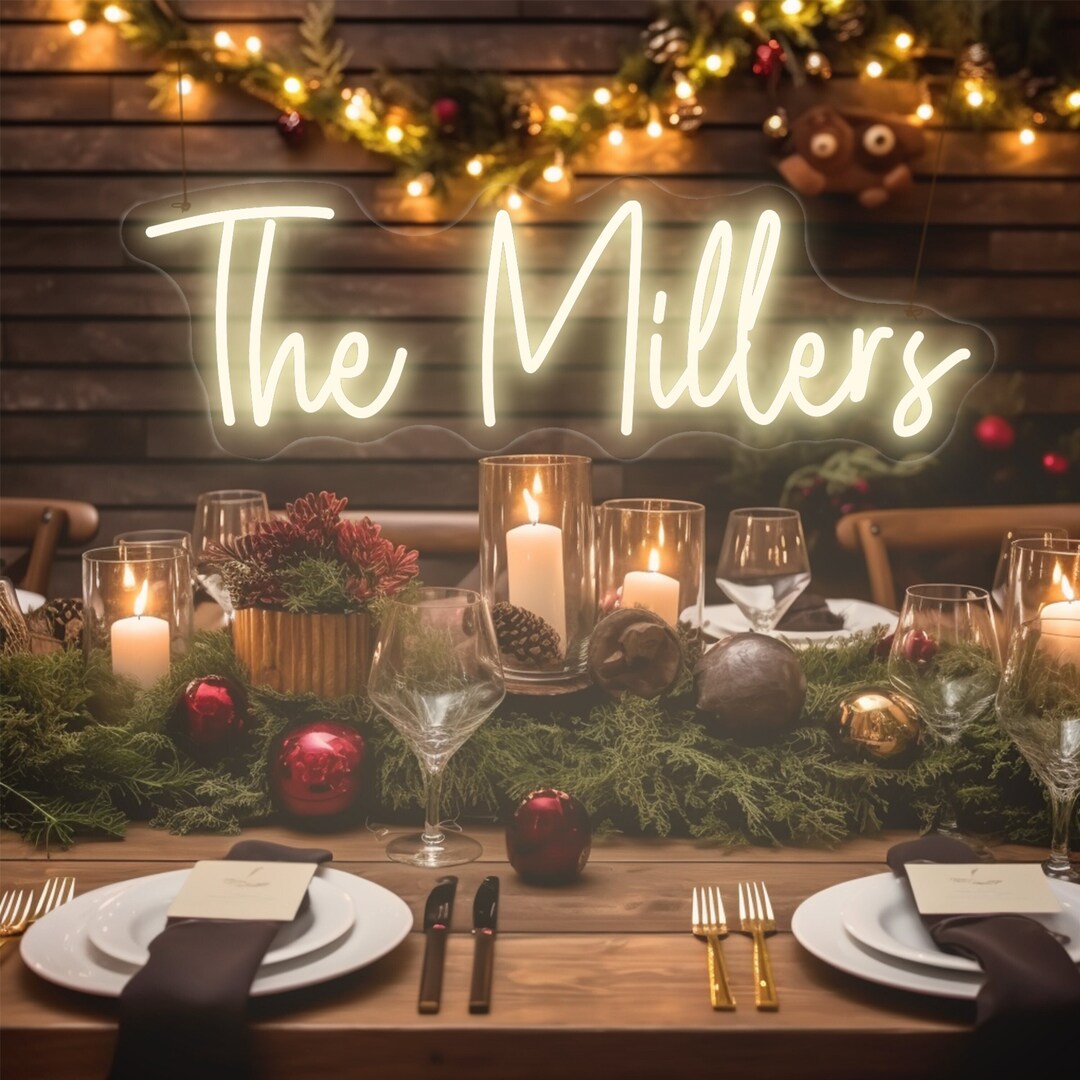 Custom Neon Sign Battery Operated Neon Wedding Neon Sign - Etsy