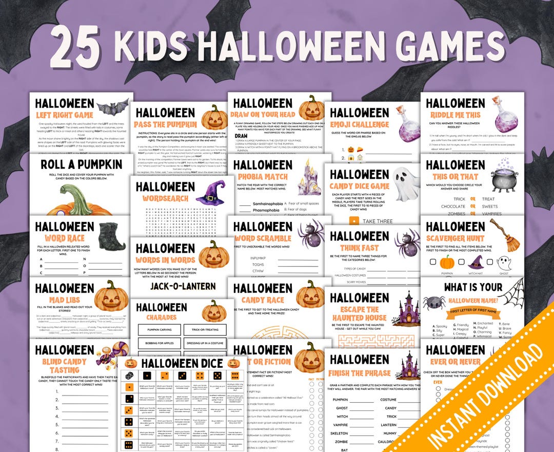 Halloween Games, Halloween Party Games, Halloween Activities, Halloween ...