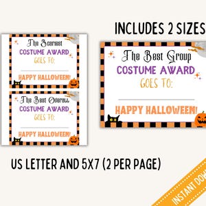 Printable Halloween Certificate Award, Winner of Games, Classroom ...