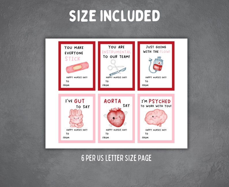 Nurse Appreciation Cards | Nurses Week Gifts | Nurses Week Tags | Nurse ...