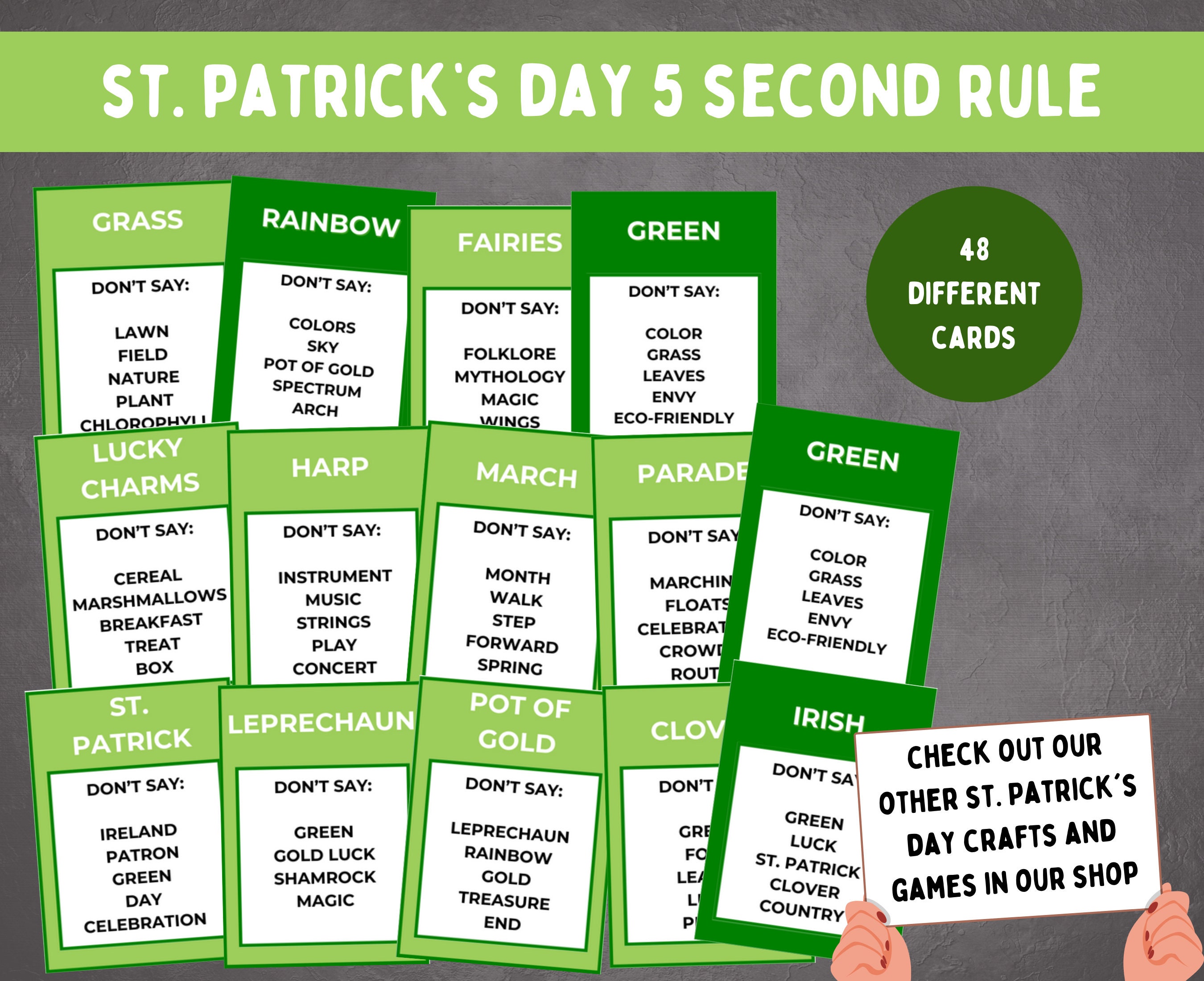 St Patrick's Day All Things Green Quiz, Fun St Patricks Day Quiz for ...