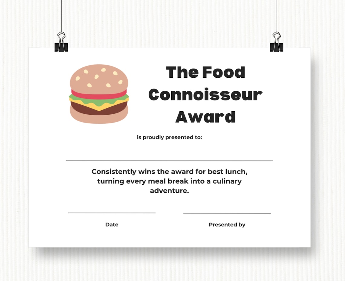 Funny Employee Appreciation Awards, Recognition Awards Certificates ...