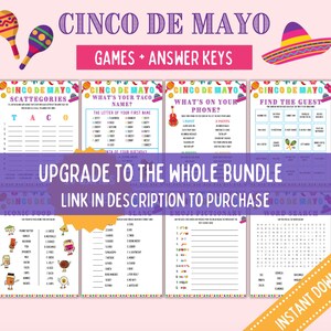 Fiesta Game | Fiesta Jokes | Cinco De Mayo Party Game | Cinco De Mayo ...
