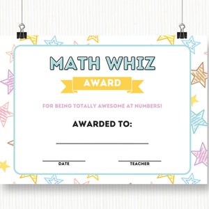 Classroom Awards -- End of Year Awards -- Student Awards -- Printable ...