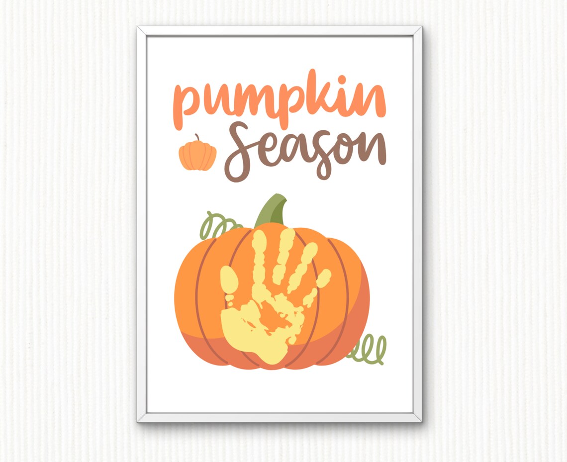 Thanksgiving Handprint Craft Bundle Toddler Art Activity Autumn ...