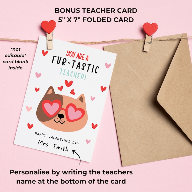 Printable Cat Pun Valentine's Day Cards: Kids Classroom Gift Tags ...