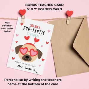 Printable Dog Valentine's Day Cards, Classroom Valentine's Day Cards ...