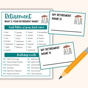Retirement Party Game Bundle: 23 Fun Printable Games (PDF) - Etsy