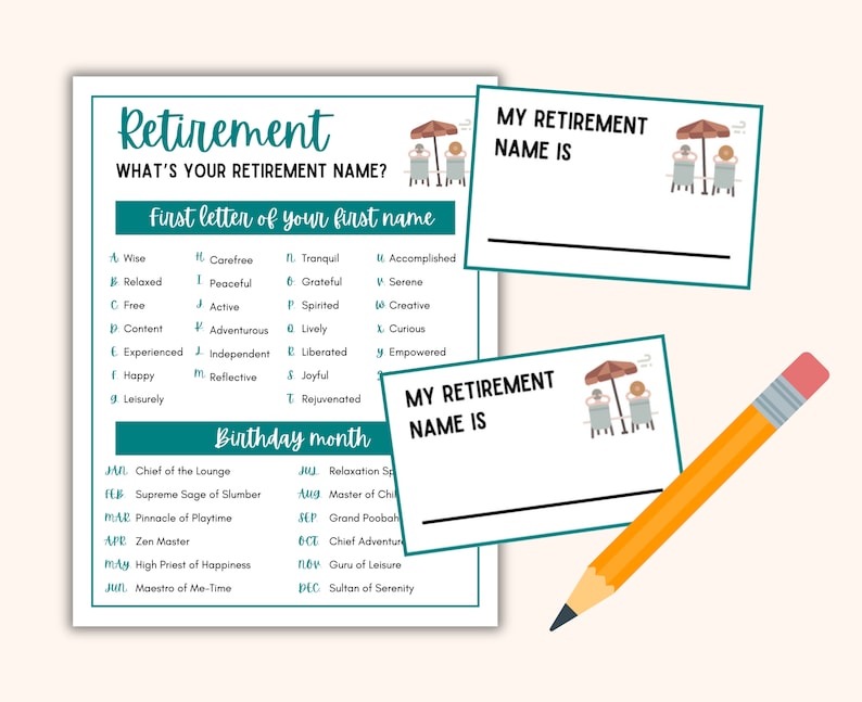Retirement Party Game Bundle | Retirement Games | Surprise Retirement ...