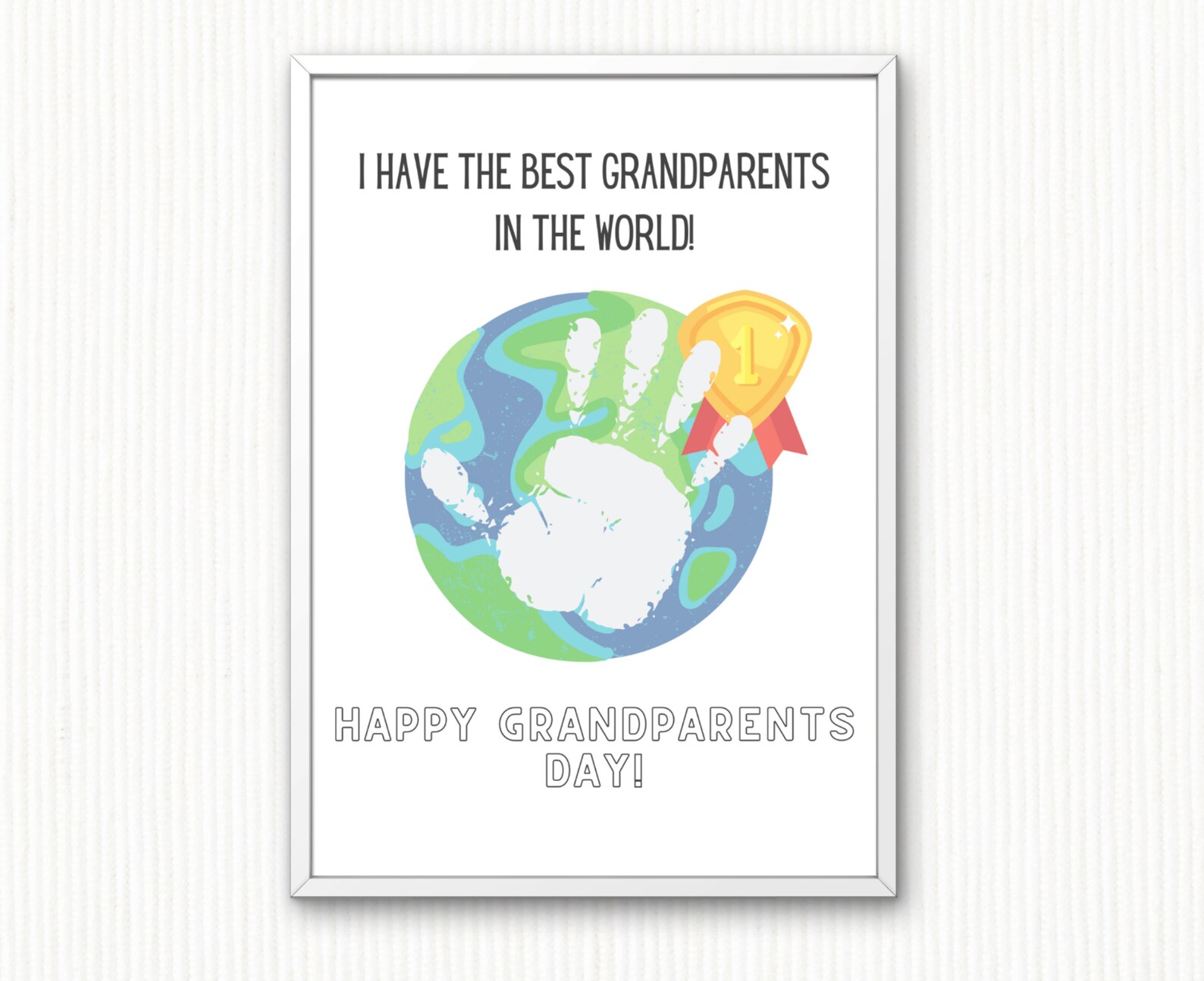 Grandparents Day Handprint Art: 20 Craft Projects (digital Download) - Etsy