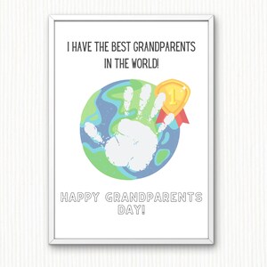 Grandparents Day Handprint Art: 20 Craft Projects (digital Download) - Etsy